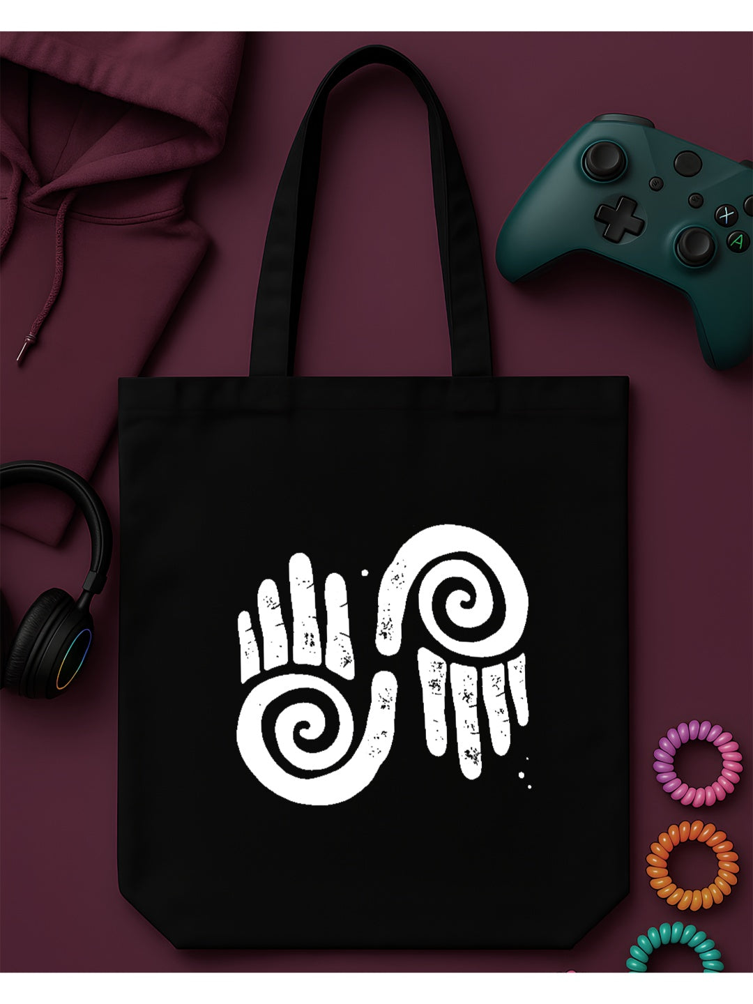 Spiral Hand Unity Symbol | Tote Bag – The Chill Fit